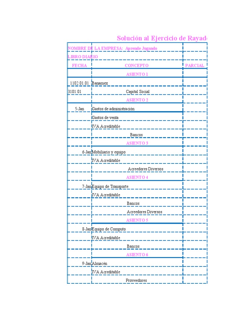 Formato de Rayado Diario Aprende Jugando (Version 1) | PDF | Economias