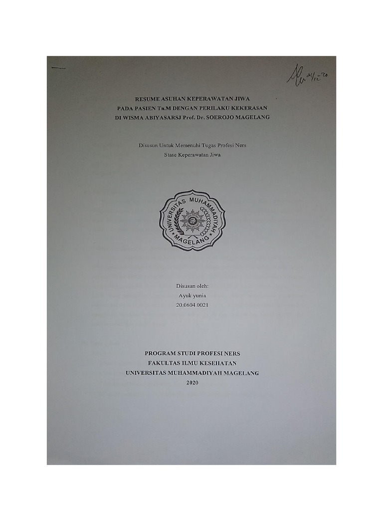 Resume Abiyasa 1 | PDF