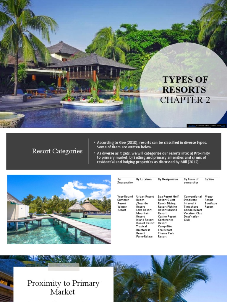 Types of Resorts: This Photo CC by | PDF | Resort | Hospitality Industry