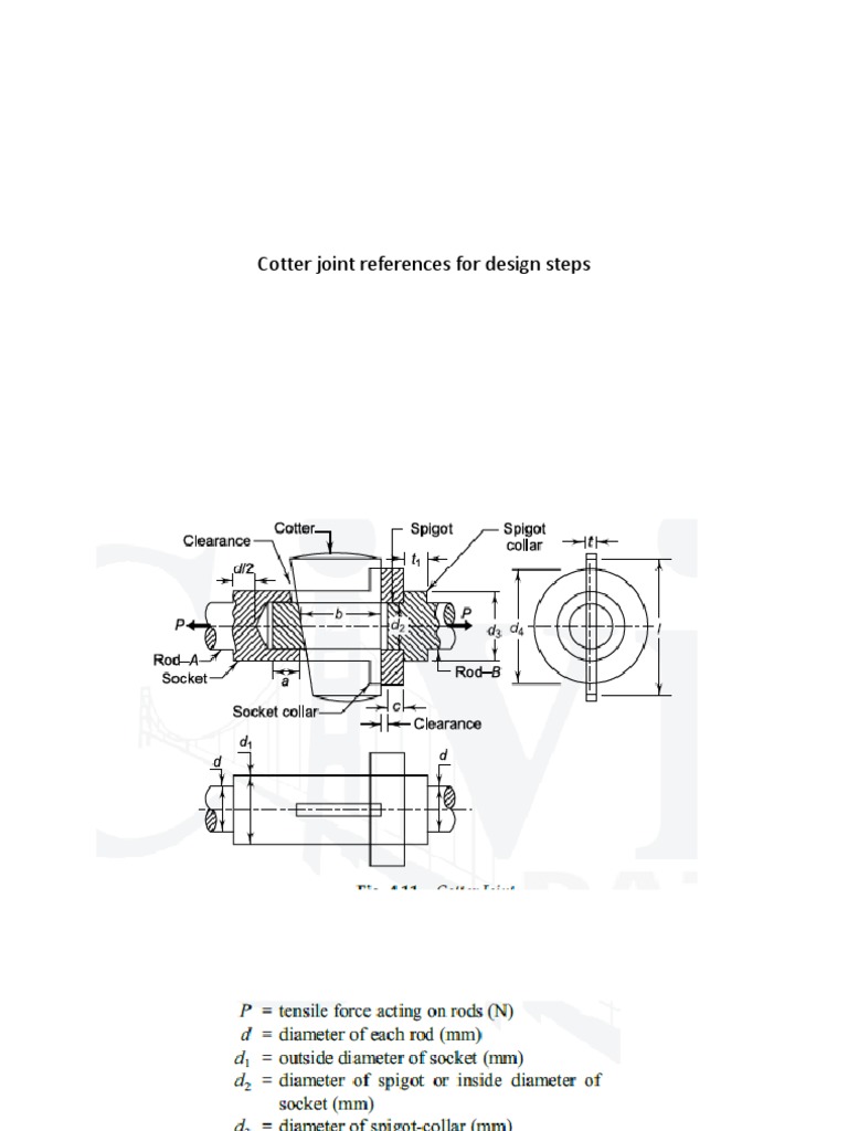 Cotter Joint Design References-Converted-Merged | PDF