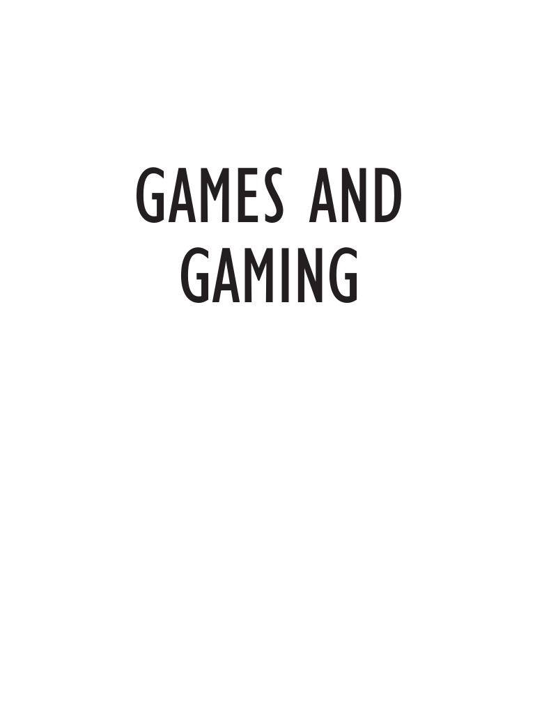 Gaming | PDF