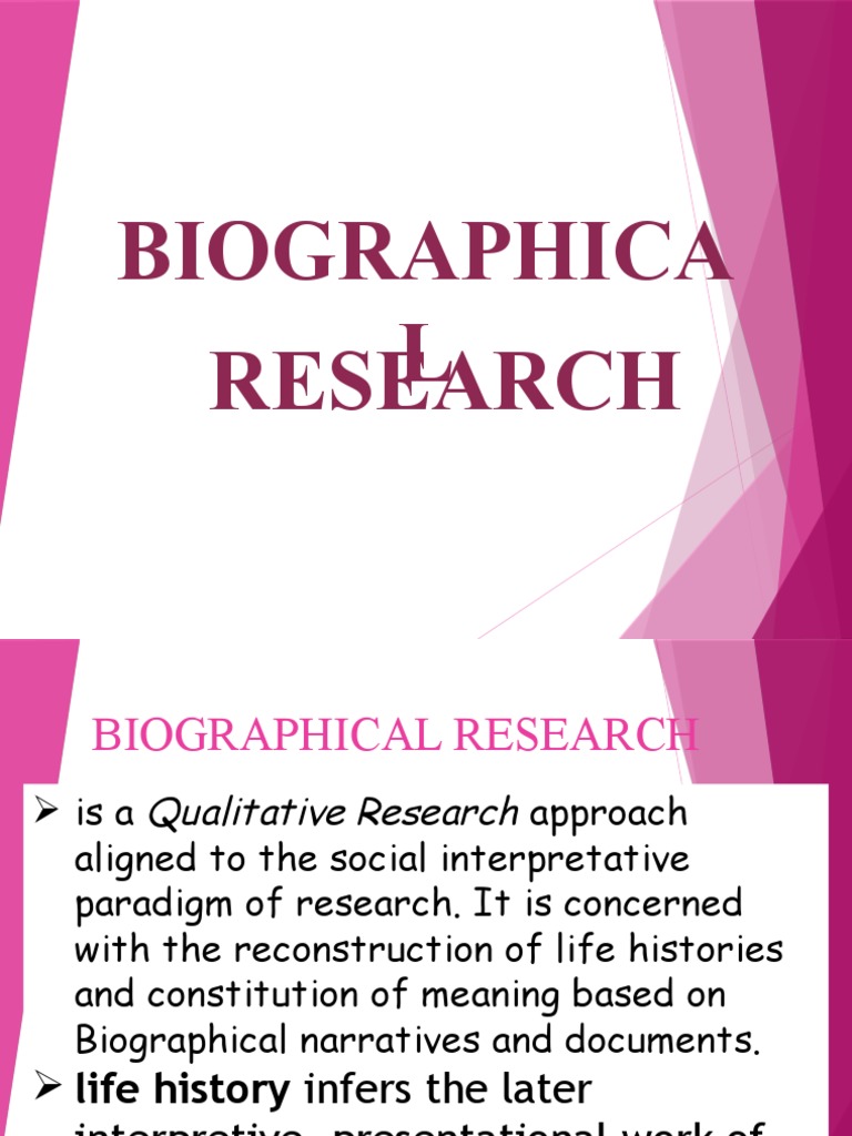 Biographica L Research | PDF | Biography | Science