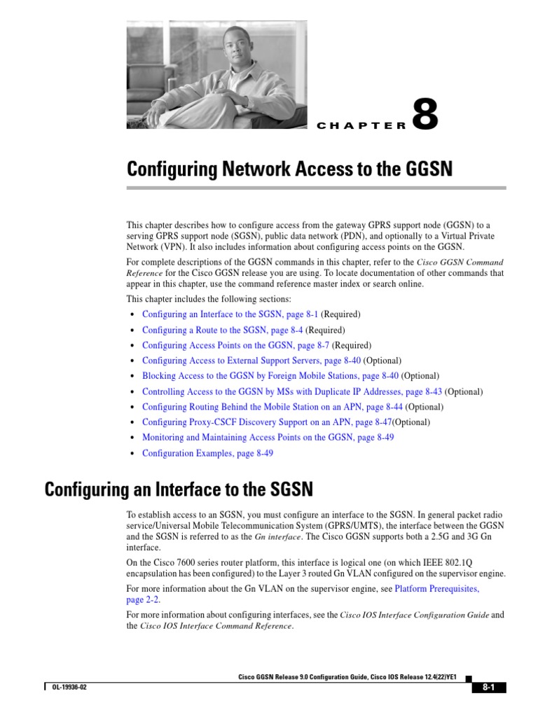 Configuring Network Access To The GGSN | PDF | Ip Address | Computer ...