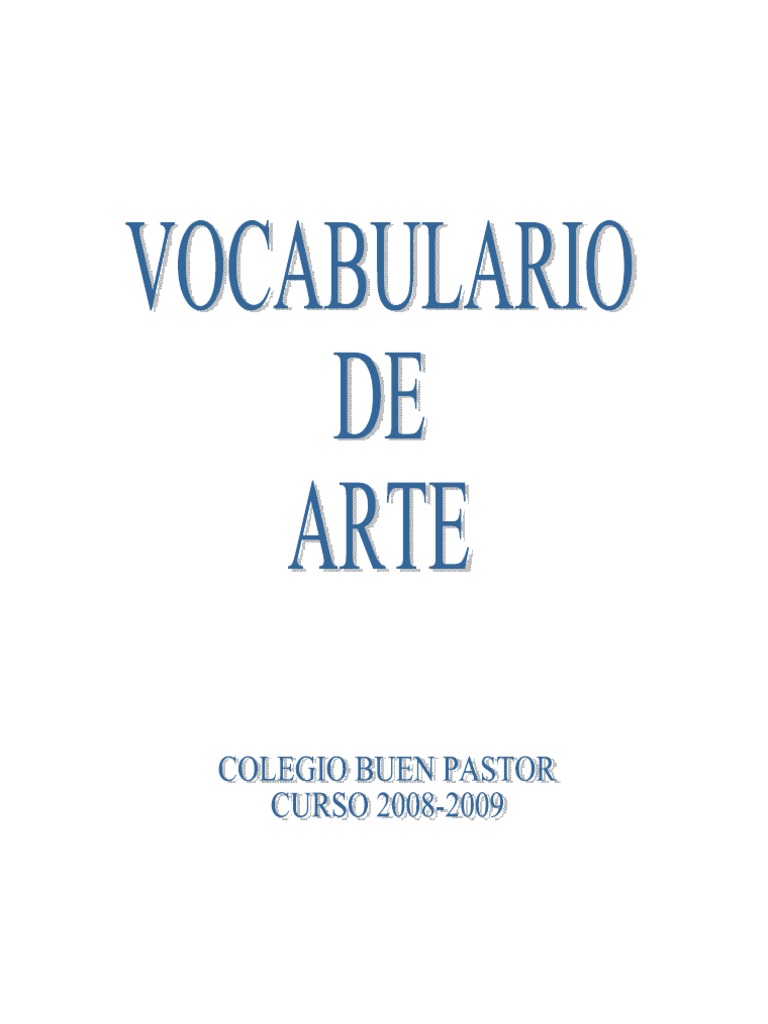 Vocabulario de Arte | PDF | Bóveda (Arquitectura) | Columna