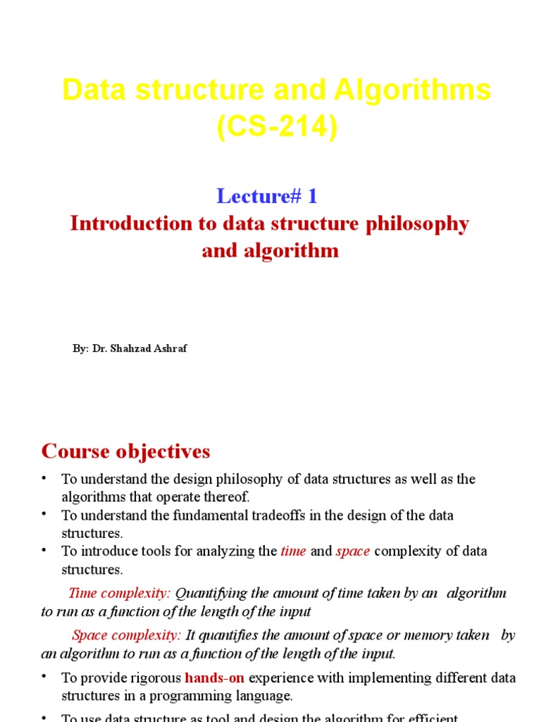Introduction To Data Structure Philosophy and Algorithm | PDF | Data ...