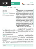 Thyroid Function Ordering Algorithm | PDF | Thyroid | Glands