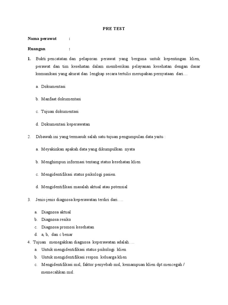 Ok PRE TEST DAN POST TES Sigma | PDF