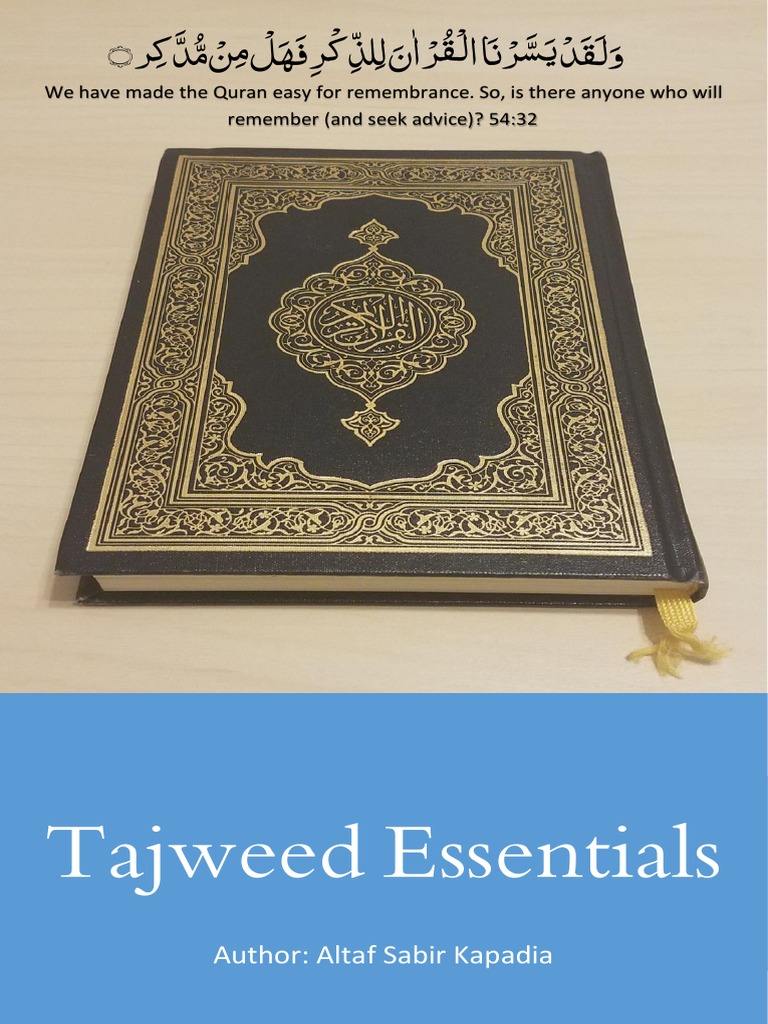 Tajweed Essentials | PDF | Semitic Words And Phrases | Languages Of Asia