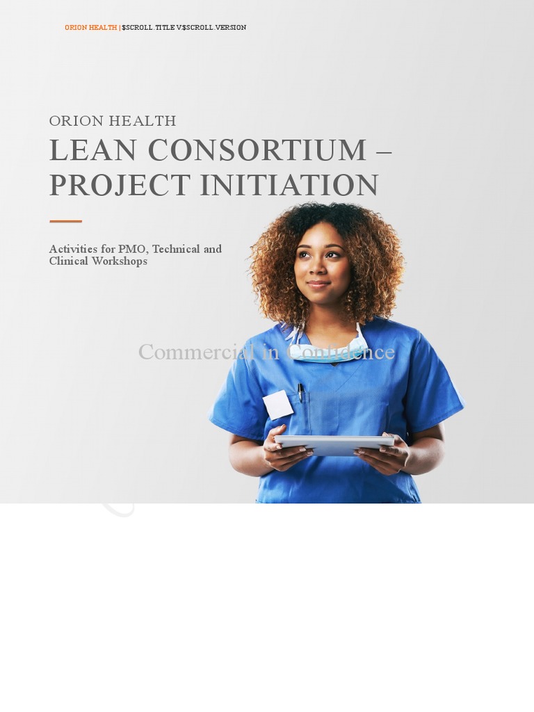 Lean Consortium - Project Initiation Plan - 130921 - v0.4 | PDF | Business