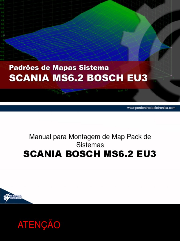 PADRÕES MAPAS SCANIA BOSCH MS6.2 EU3 | PDF | Mapa | Informática