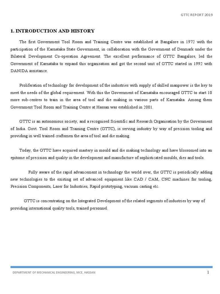 Government Tool Room and Training Centre | PDF | Numerical Control ...