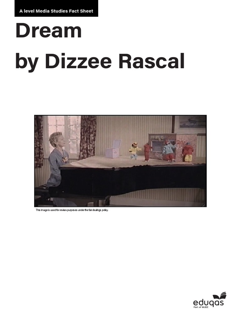 Dream by Dizzee Rascal: A Level Media Studies Fact Sheet | PDF | Stereotypes | Narrative