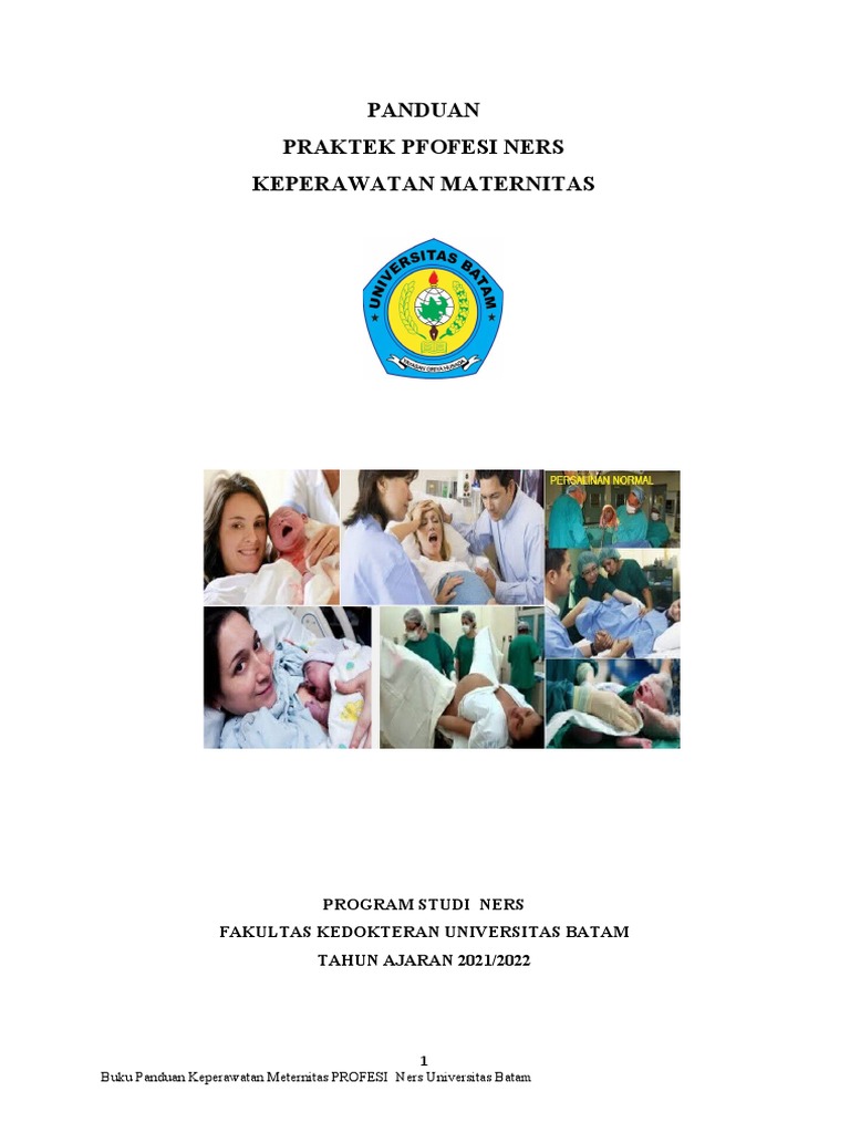 Panduan Praktek Profesi Ners Keperawatan Maternitas Uniba 2021-2022 Ok | PDF