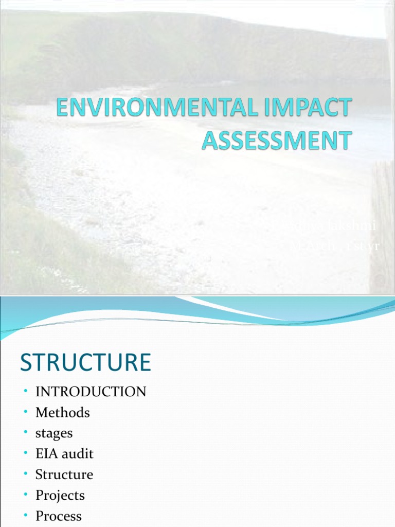 Environmental Impact Assessment | PDF | Environmental Issues ...