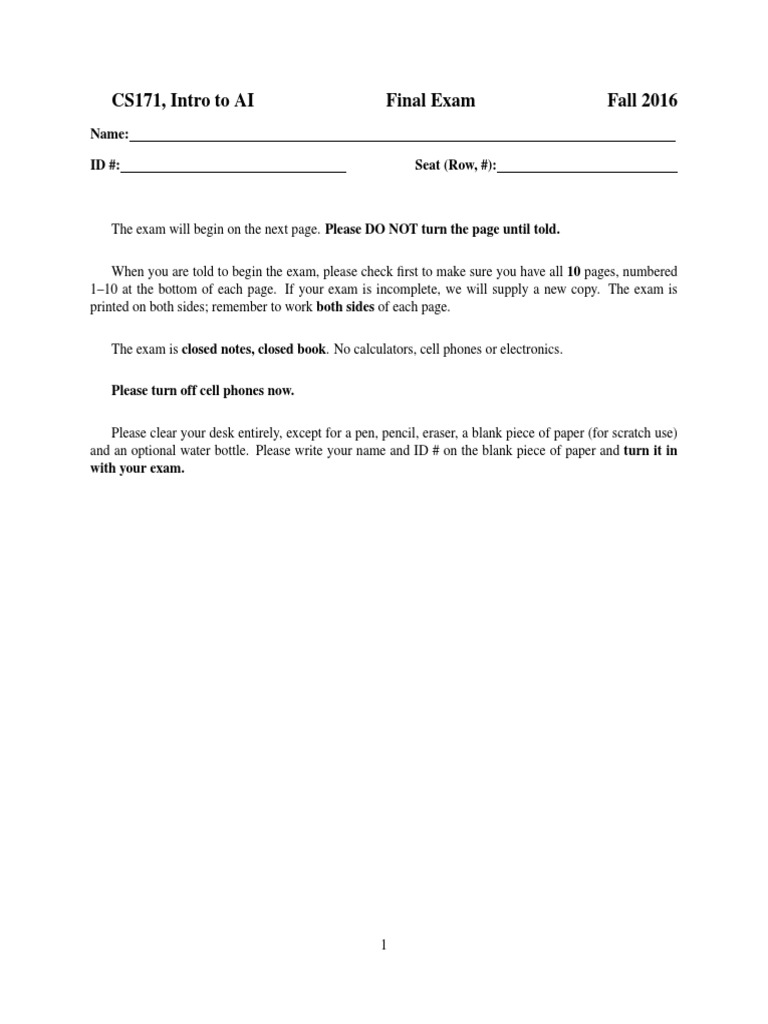 Final Exam Solution | PDF | Mathematical Logic | Mathematics