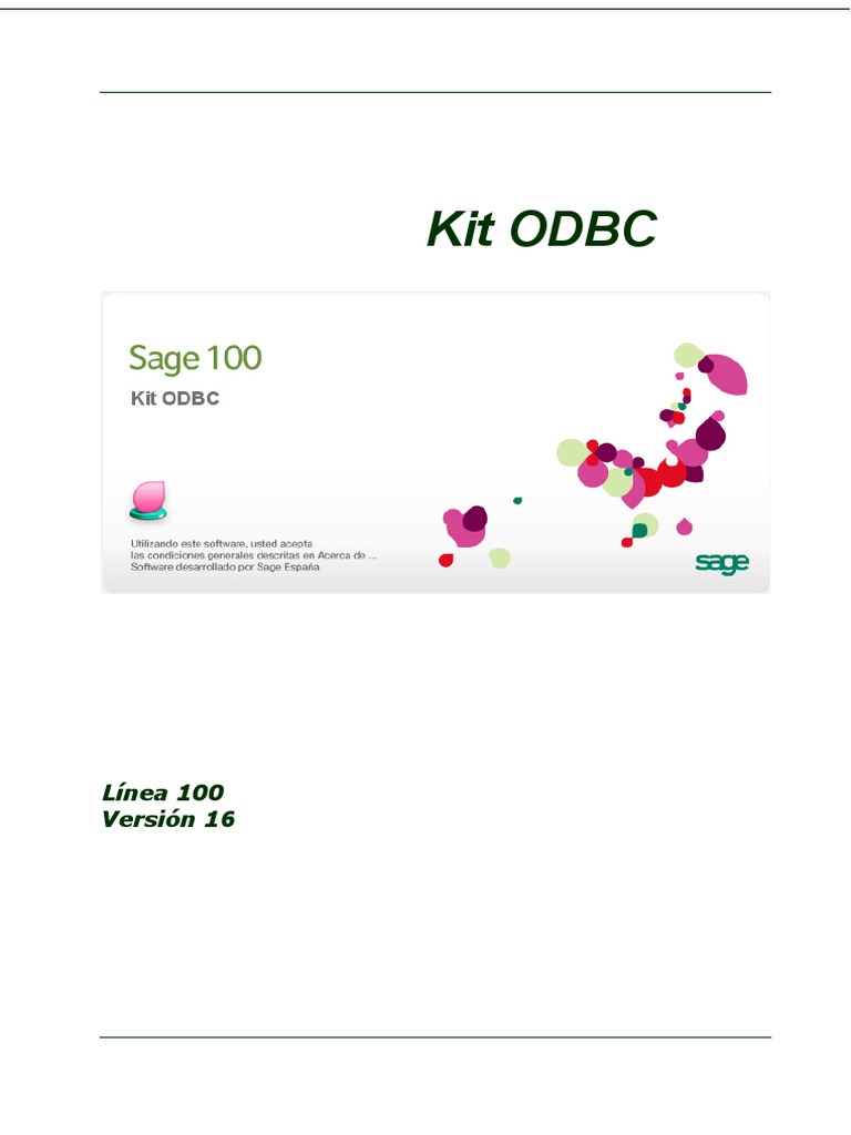 Sage Kit Odbc v16 | PDF | Informática | Programación de computadoras