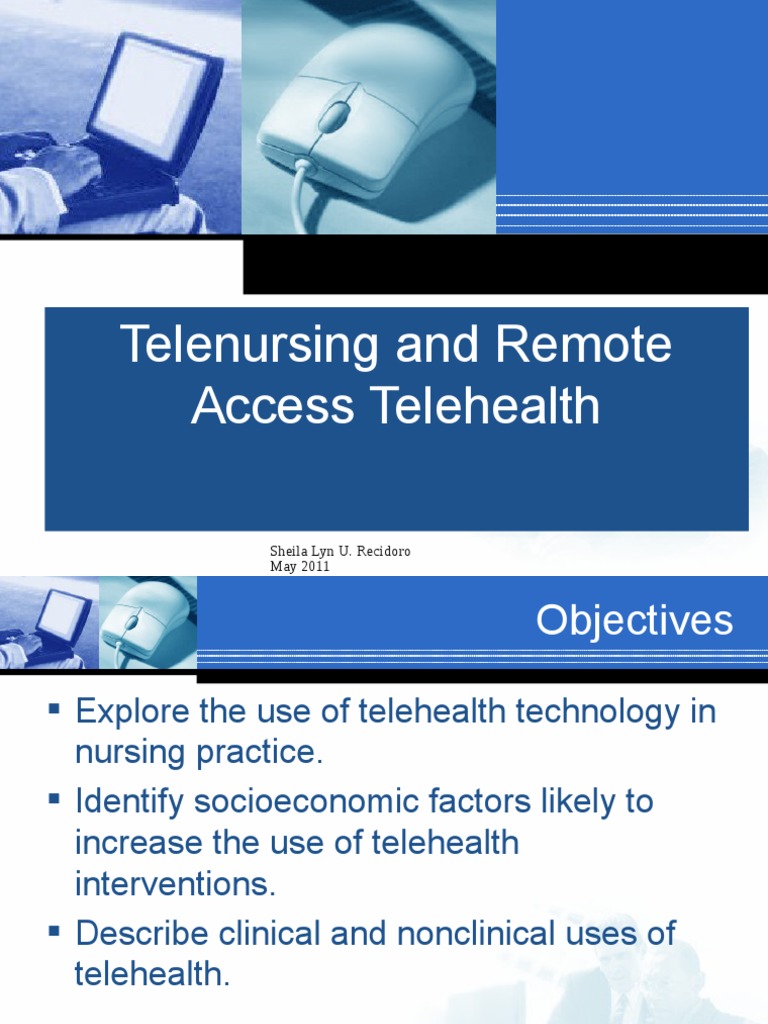 Telenursing and Telehealth Overview | PDF | Health Care | Nursing