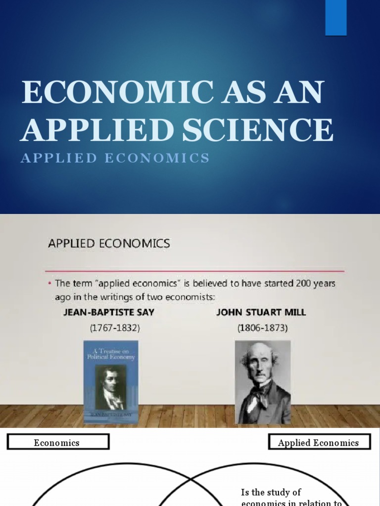 WEEK 2 - Applied Economics Presentation | PDF | Economics | Resource