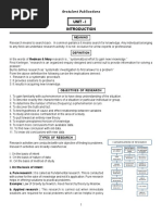 Research Methodology Lecture Notes | PDF