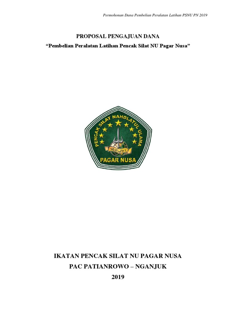 Contoh Proposal Pagar Nusa | PDF