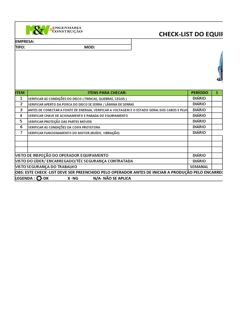 Check List Tico-Tico | PDF