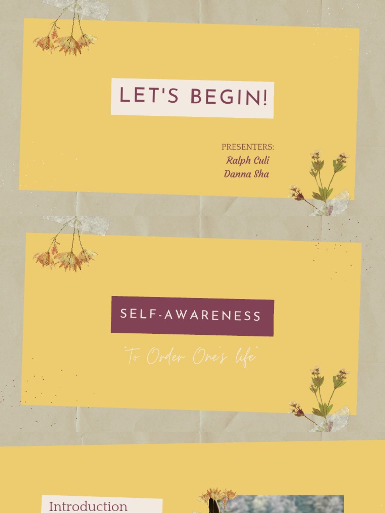 Chapter 5-To-Order-One's Life | PDF | Self Awareness | Metaphysics Of Mind