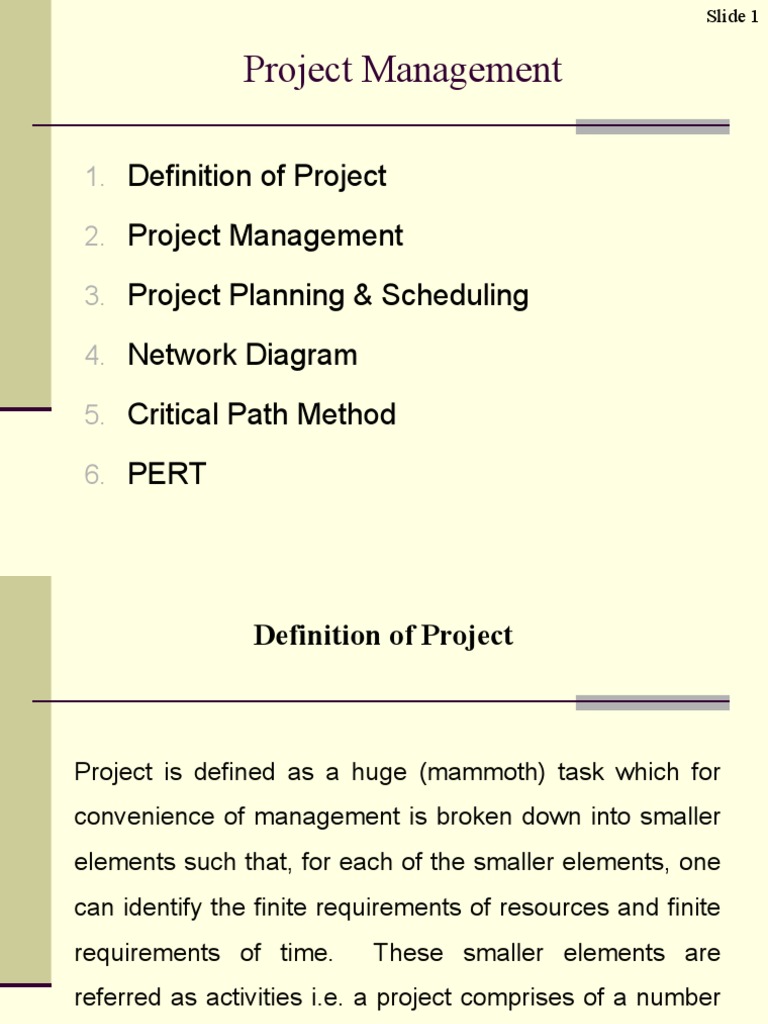 Project Management - CPM&PERT | PDF | Mathematics | Analysis
