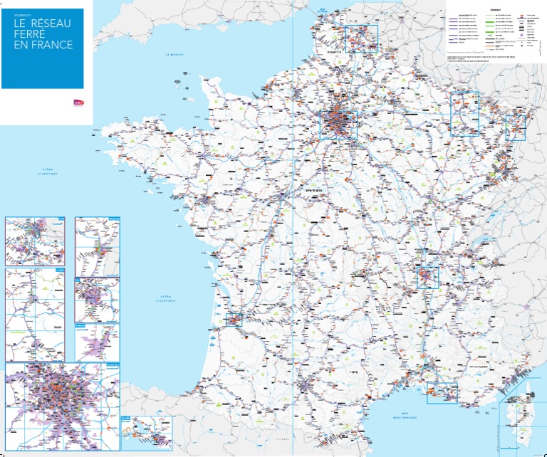 SNCF-Reseau Carte-RFN-Pliee Dec2017 05 Travail | PDF