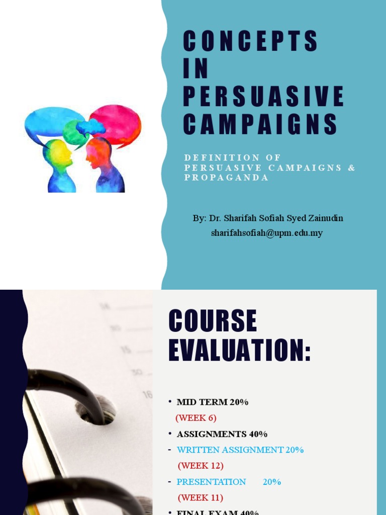 Unit 1-Concepts in Persuasion Campaigns | PDF | Persuasion | Propaganda