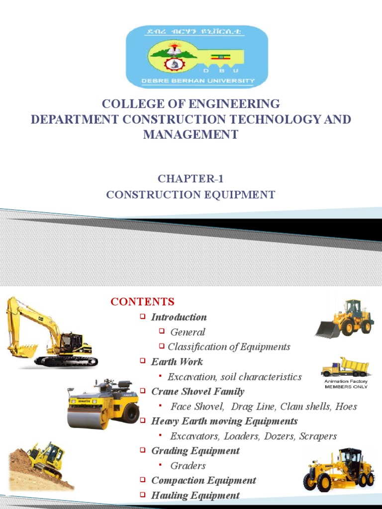 College of Engineering Department Construction Technology and ...
