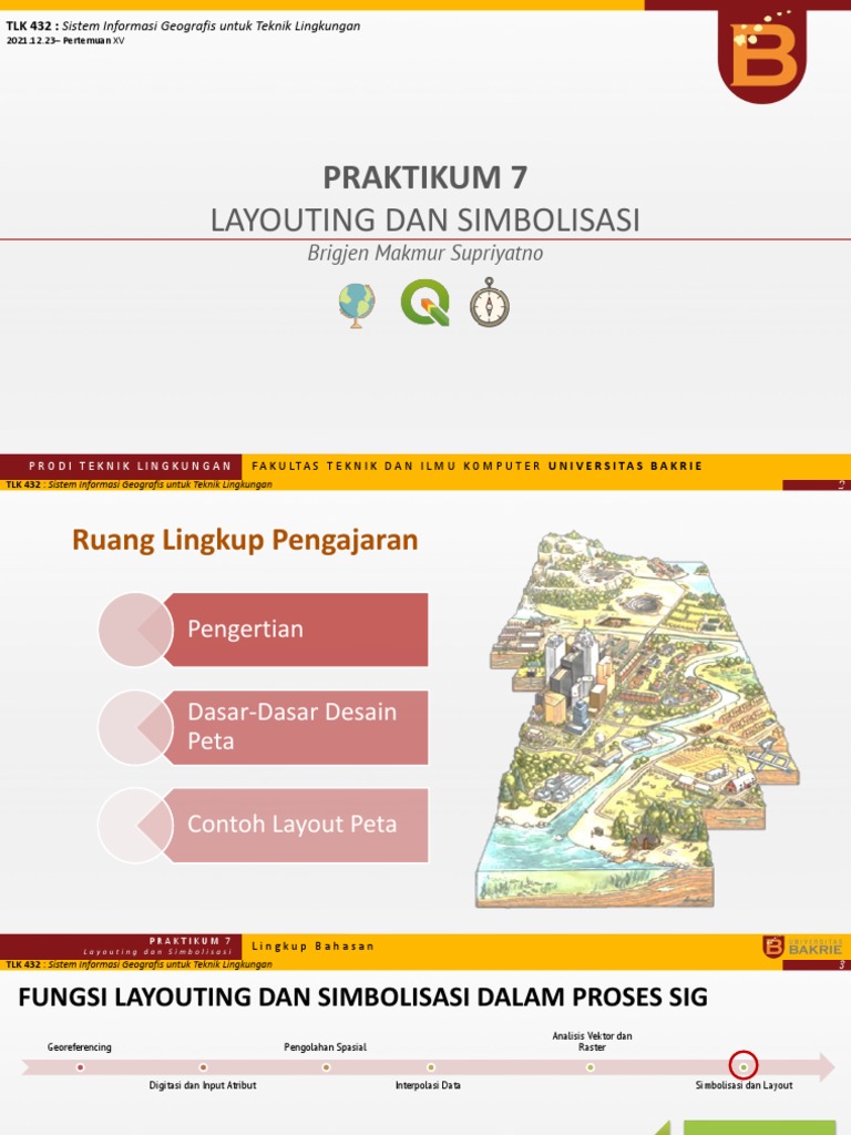 20211223-Praktikum 7 - Layouting Dan Simbolisasi | PDF