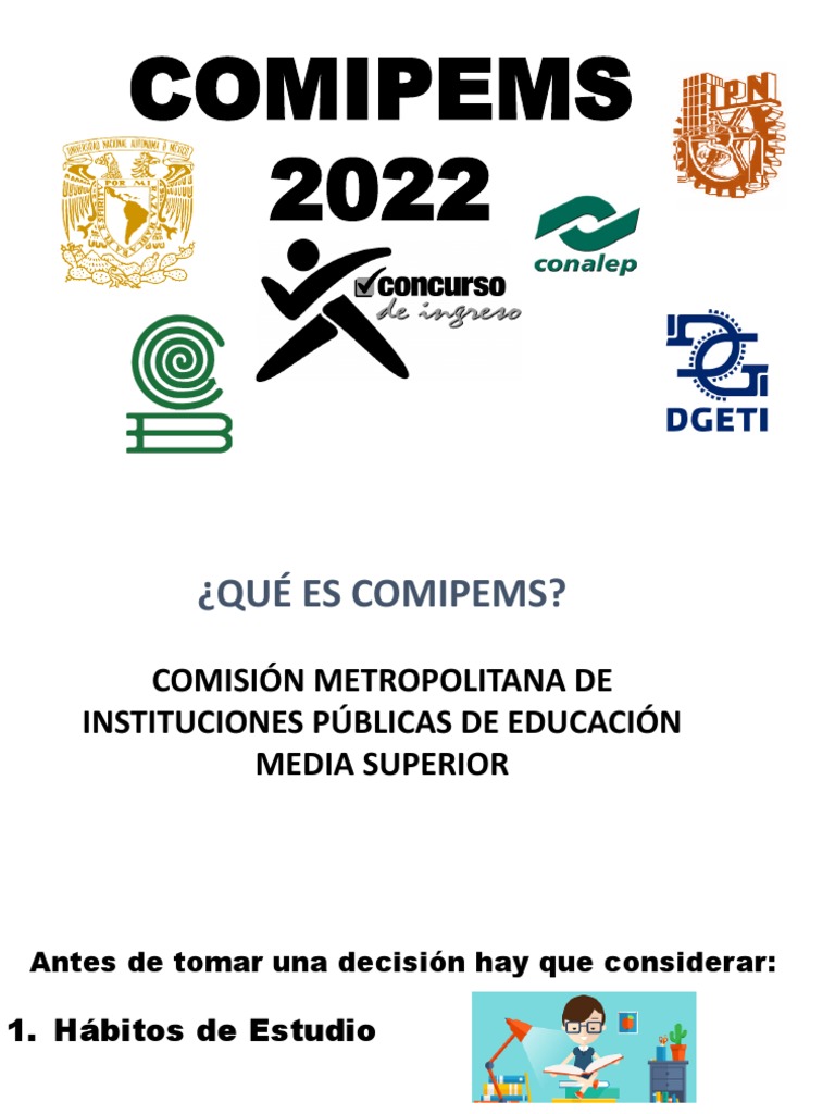 Guía Completa sobre COMIPEMS 2022 | PDF