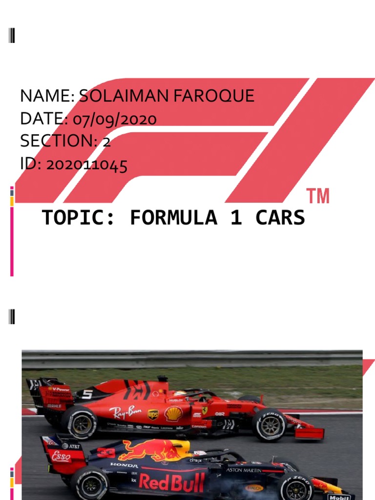 f1 Presentation | PDF