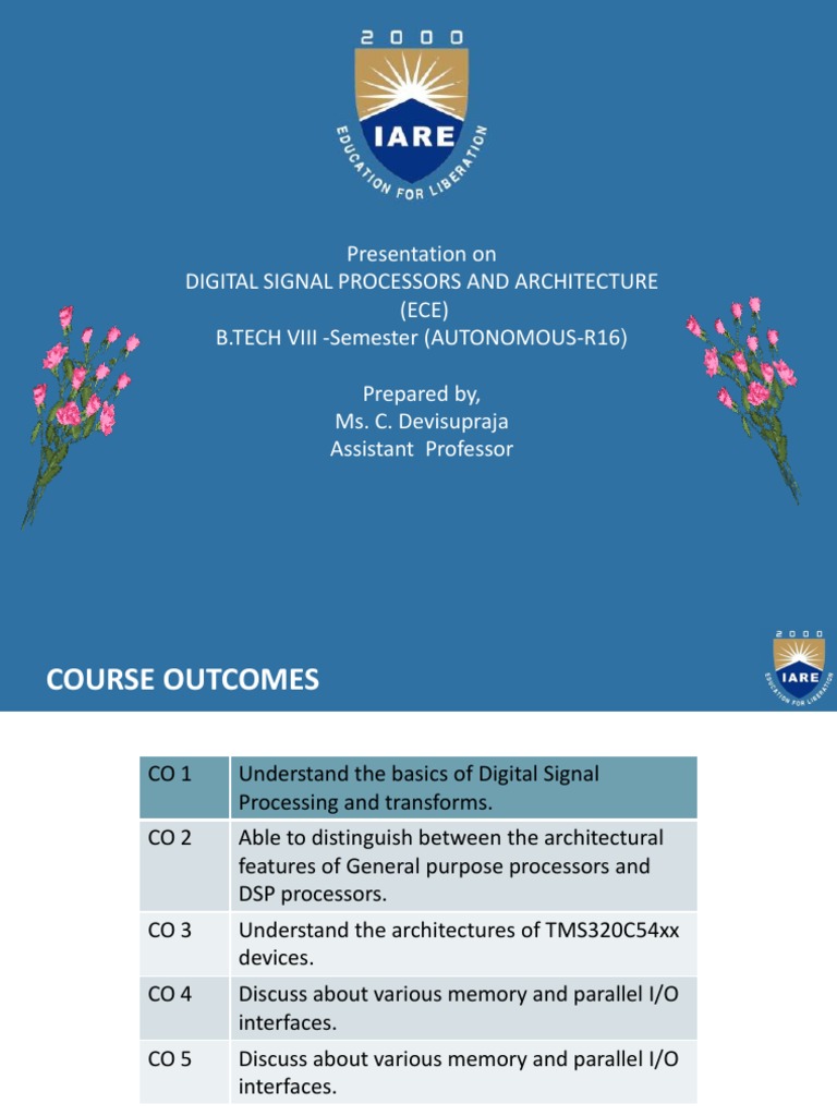 DSP | PDF | Digital Signal Processing | Discrete Fourier Transform