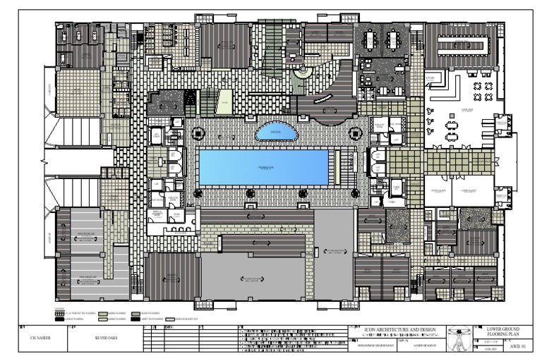 Floor Plan for a Wellness Facility with Multiple Treatment Rooms ...