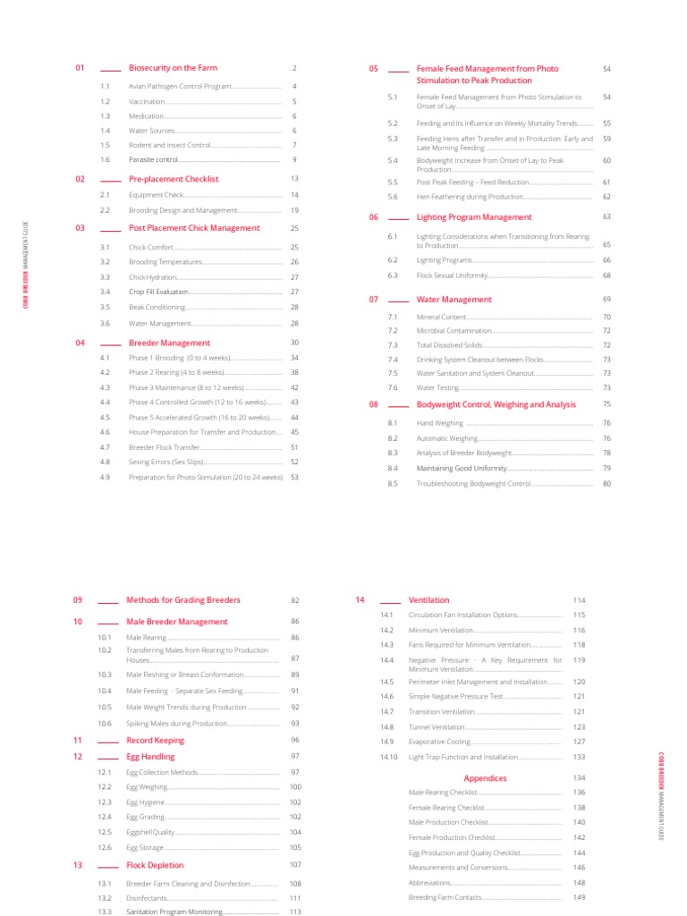 2021 Breeder Management Guide Cobb Vantress (004 080) | PDF | Avian ...