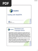 Meddra - Terminologies Coding | PDF | Medical Specialties | Health Sciences