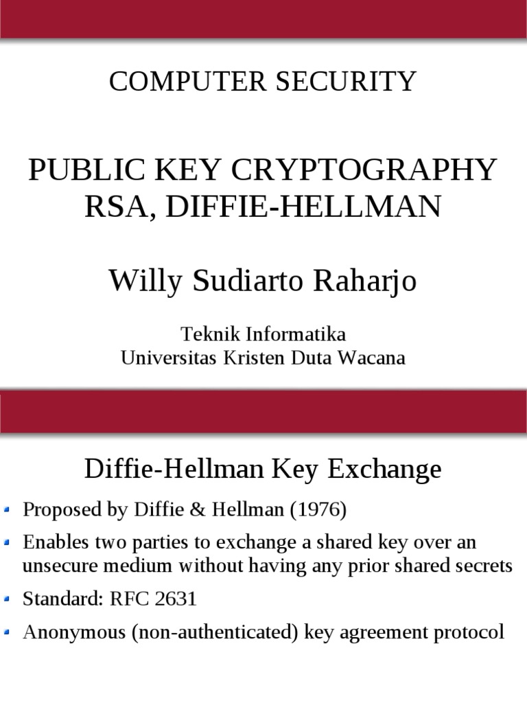 Public Key Cryptography-2 | PDF | Public Key Cryptography | Cryptography