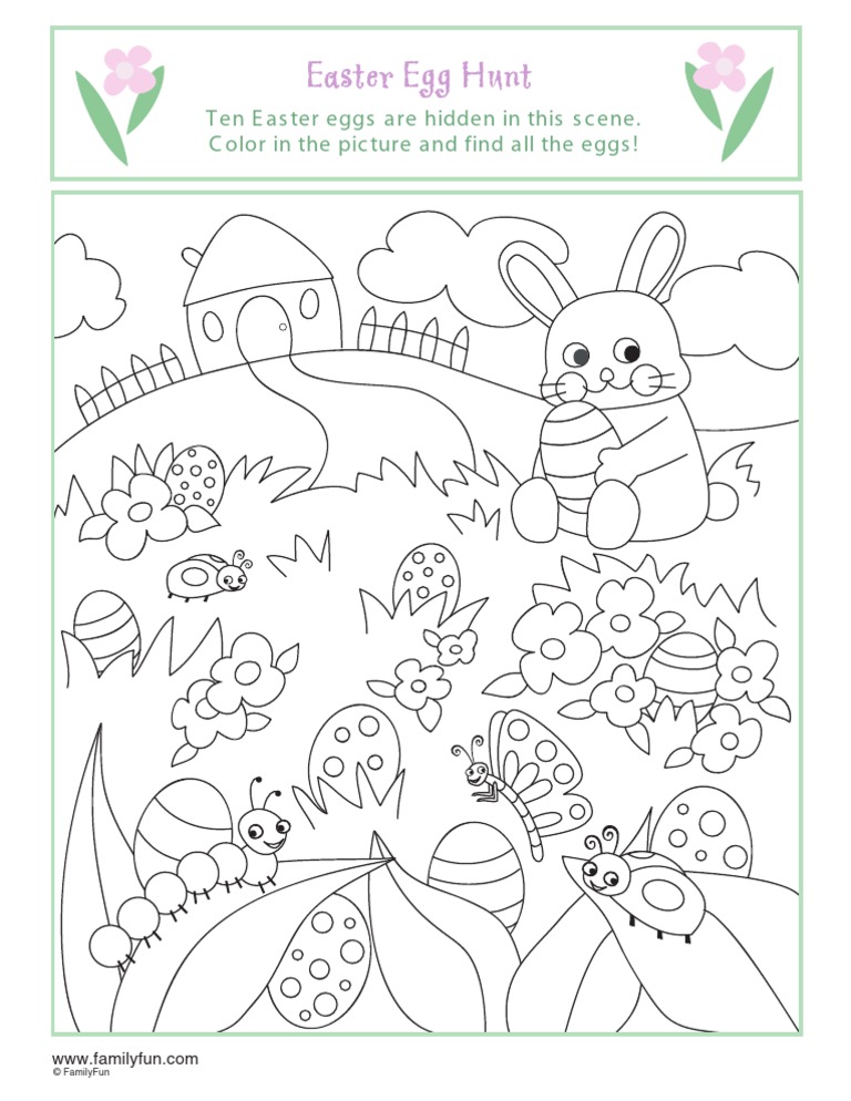 0306 Egghunt Template | PDF | Wellness