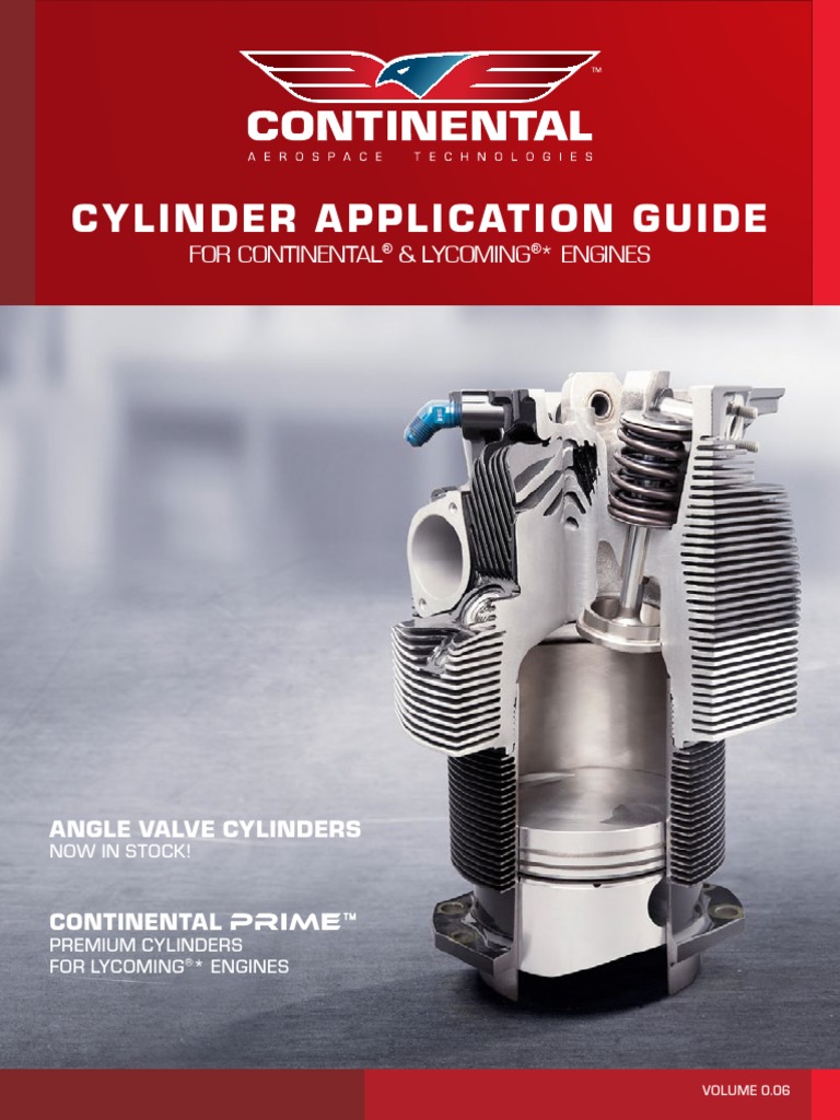 Cylinder Application Guide: For Continental & Lycoming Engines | PDF ...