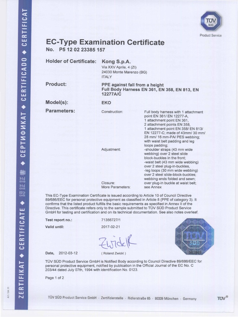 As3000 As3001 Certificate | PDF
