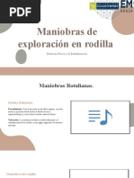 Exploración Clínica de la Rodilla | PDF | Rodilla | Anatomía humana