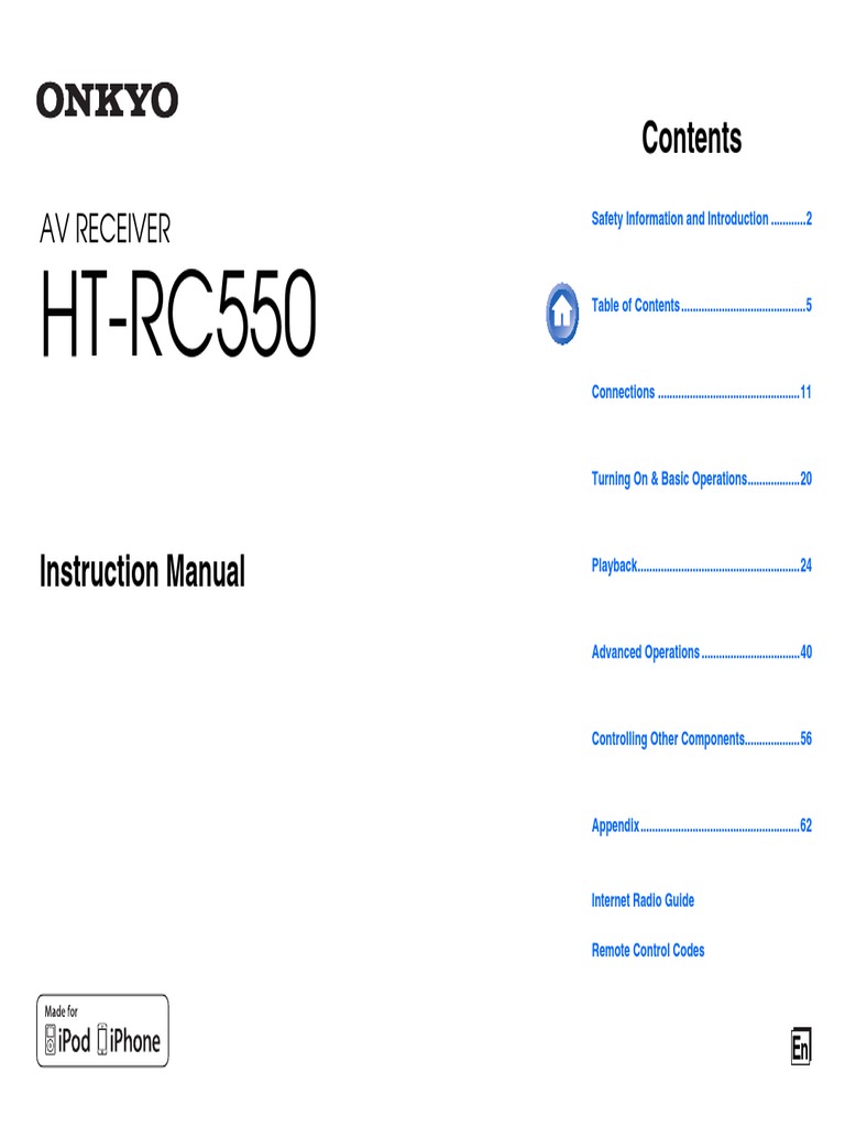 HT-RC550 English | PDF | Loudspeaker | Hdmi