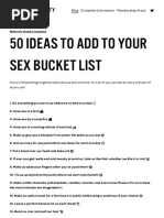 Sex Positions The Sex Bucket List For Couples 100 Sexy Positions ...