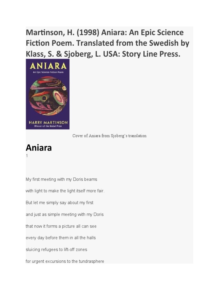 ANiara Martinson | PDF | Young Adult