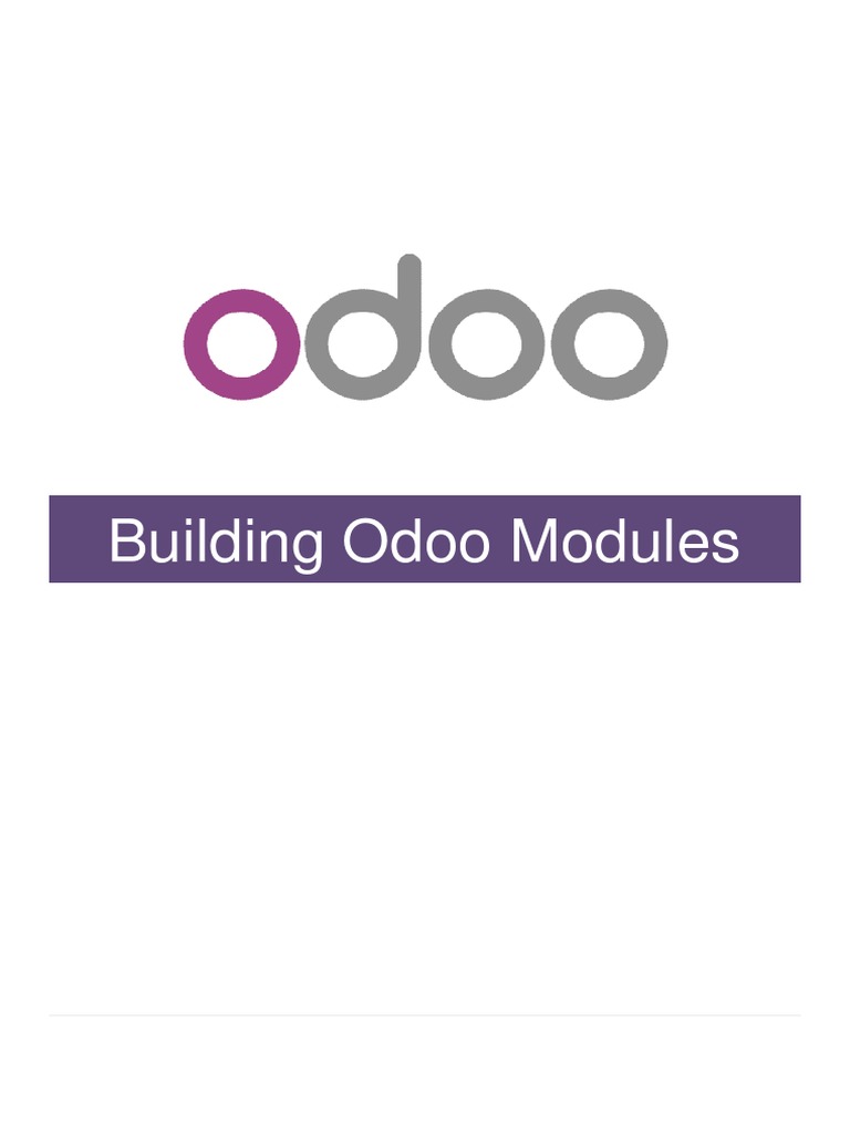 Building Odoo Module | PDF | Menu (Computing) | World Wide Web