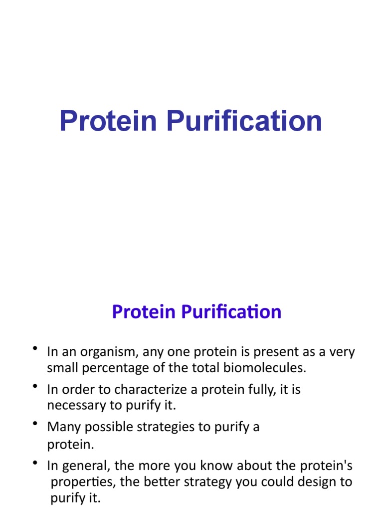 Protein Purification Techniques | PDF | Gel Electrophoresis | Protein ...