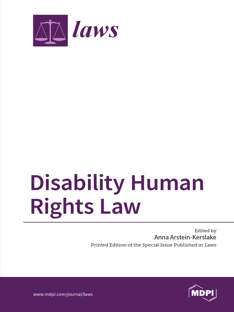 Disability Human Rights Law | PDF | Disability | Human Rights