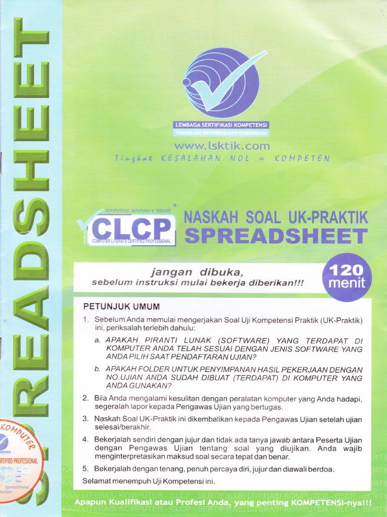 Soal CLCP Excel Delicious Roti | PDF