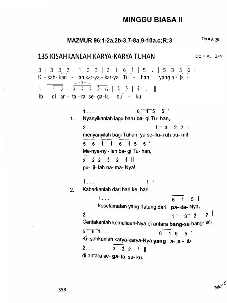 Mazmur Tanggapan Dan Alleluya Baru-354-355 | PDF Mazmur Tanggapan Dan Alleluya Baru-354-355 | PDF
